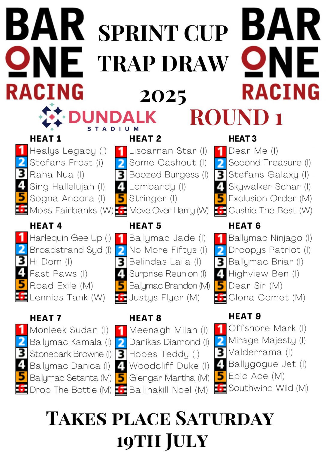 2025 Bar One Racing Irish Sprint Cup Officially Launched at Dundalk ...